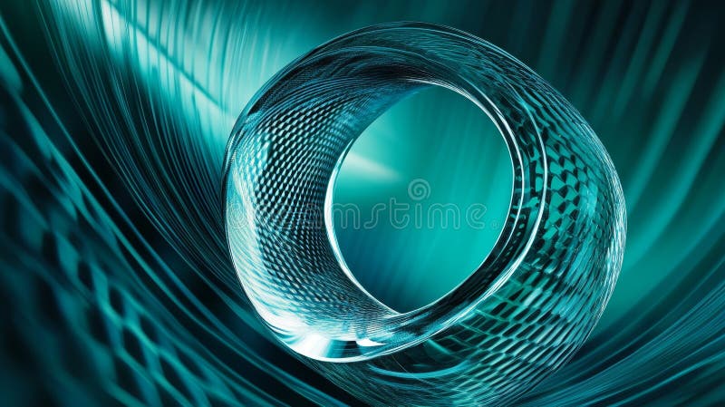 Innovative Logo Design Depicting a Digital Portal Concept with Abstract ...