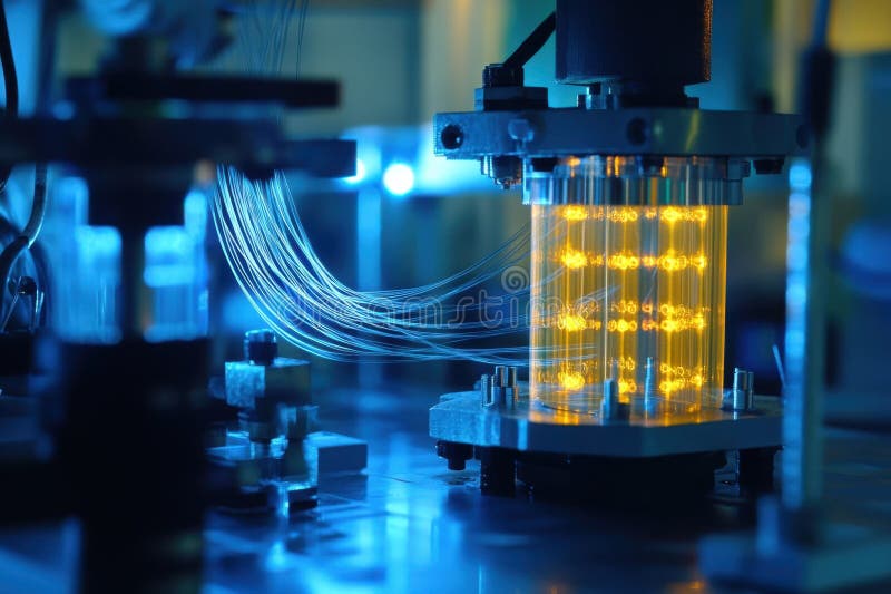 Innovative Machine Processes Illuminated Fibers in a Modern Laboratory ...