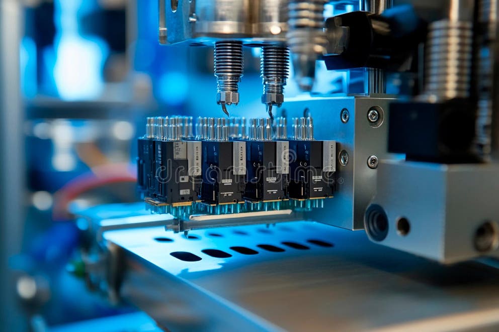 Innovative Machinery Assembly at a High-tech Manufacturing Facility ...