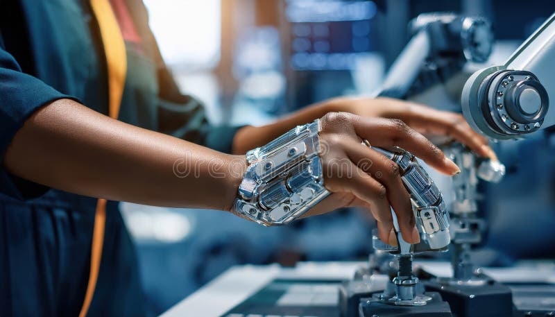 Innovative Machinery Operations in a Modern Stock Image - Image of ...