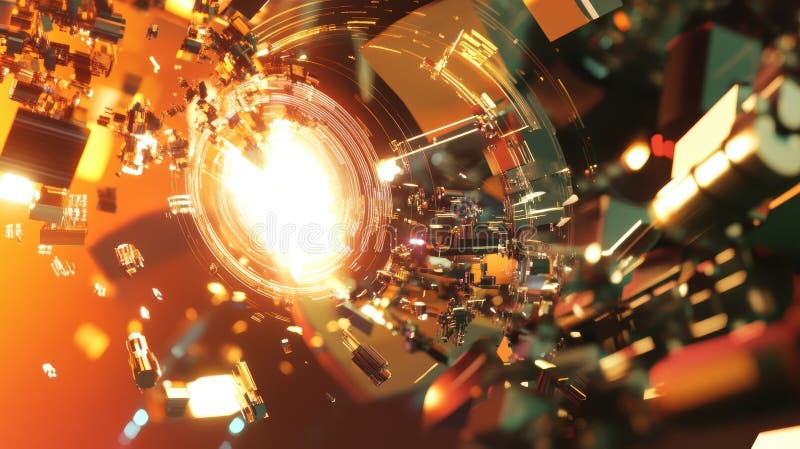 Innovative Manufacturing Process Exploding with Futuristic Technology ...