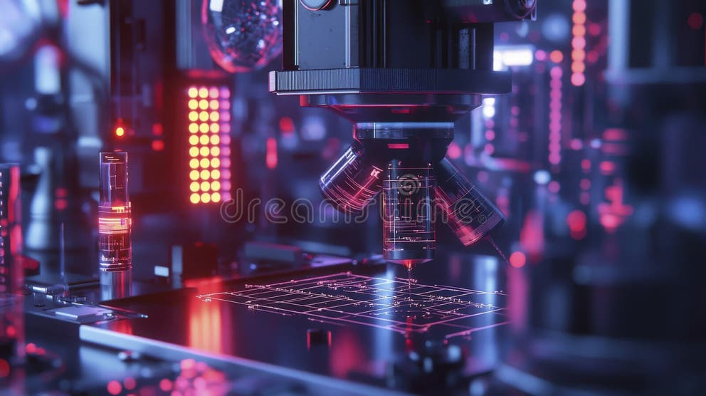 Innovative Material Development in Advanced Research Labs High-tech Visualization for Future ...