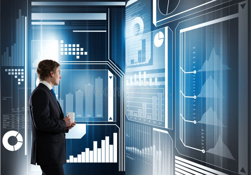 Innovative Media Technologies Stock Photo - Image of diagram ...