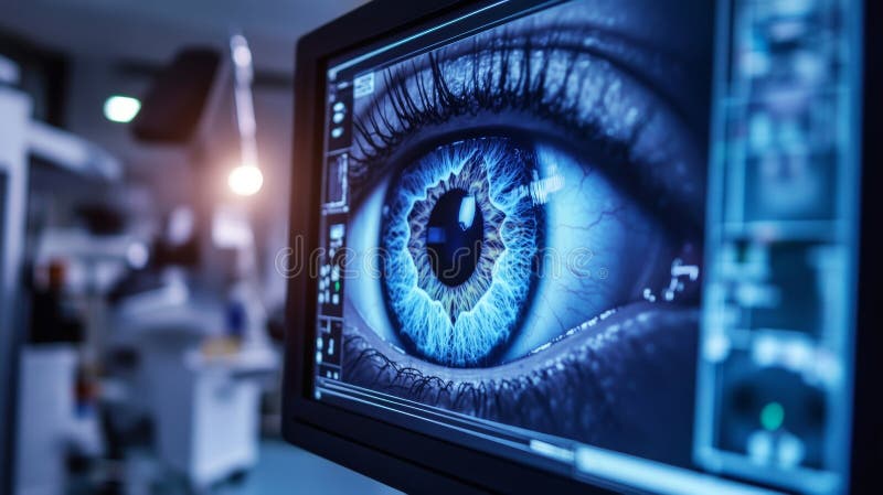 Innovative Medical Device Featuring Eye Image Display, Showcasing ...