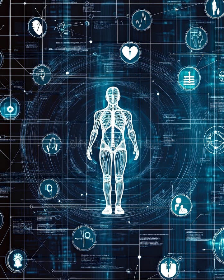 Innovative Medical Diagnostic Interface Visualizing Human Health in ...