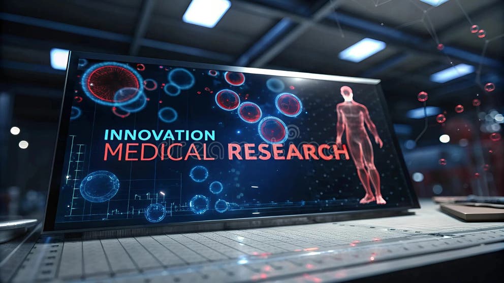 Innovative Medical Research Stock Illustration - Illustration of ...