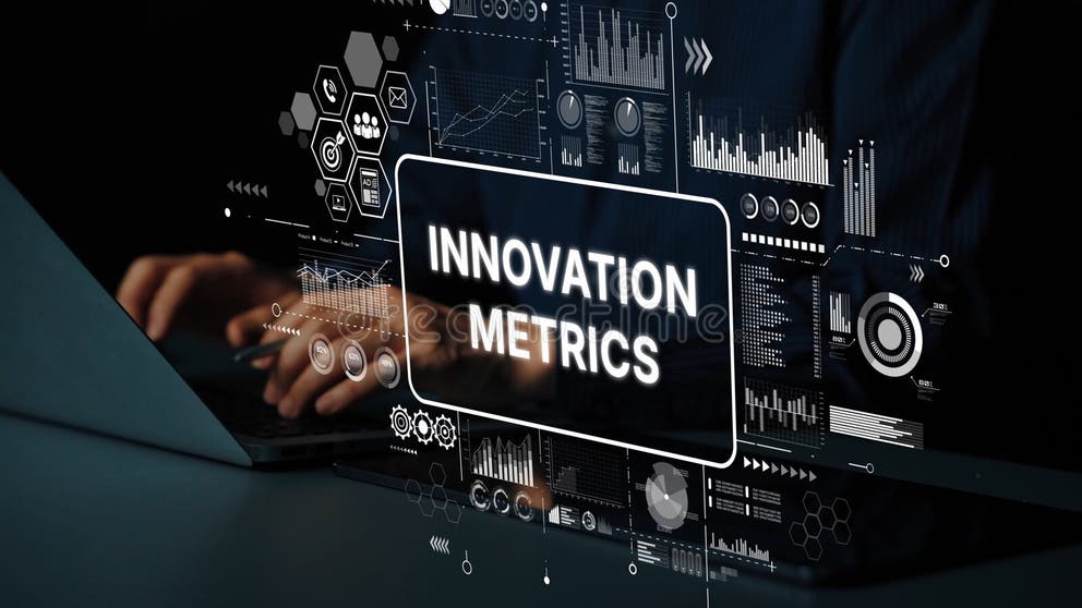 Innovative Metrics Dashboard Displaying Data Analytics and Business Intelligence for Data-Driven ...