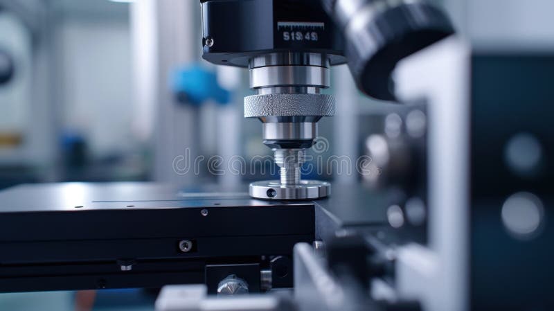 Innovative Microscope Analyzing Sample in Modern Laboratory Stock Image ...