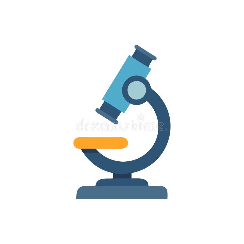 Microscope Icon. Vector Illustration of a Microscope. Hand Drawn ...