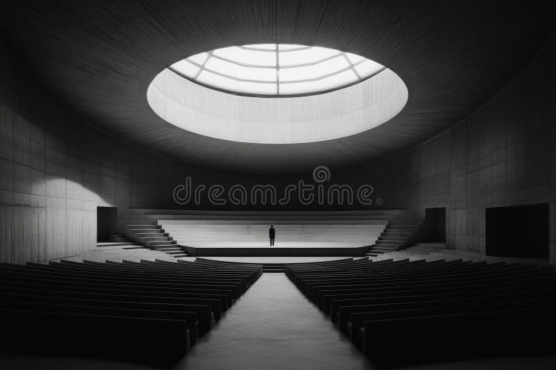 An Innovative Minimalist Auditorium with a Stunning Circular Design ...