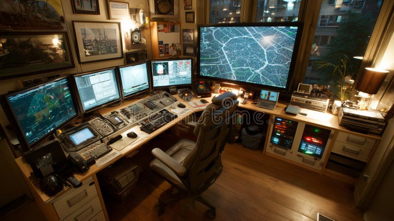 Innovative Model Flight Control Room Showcasing Advanced Technology and ...