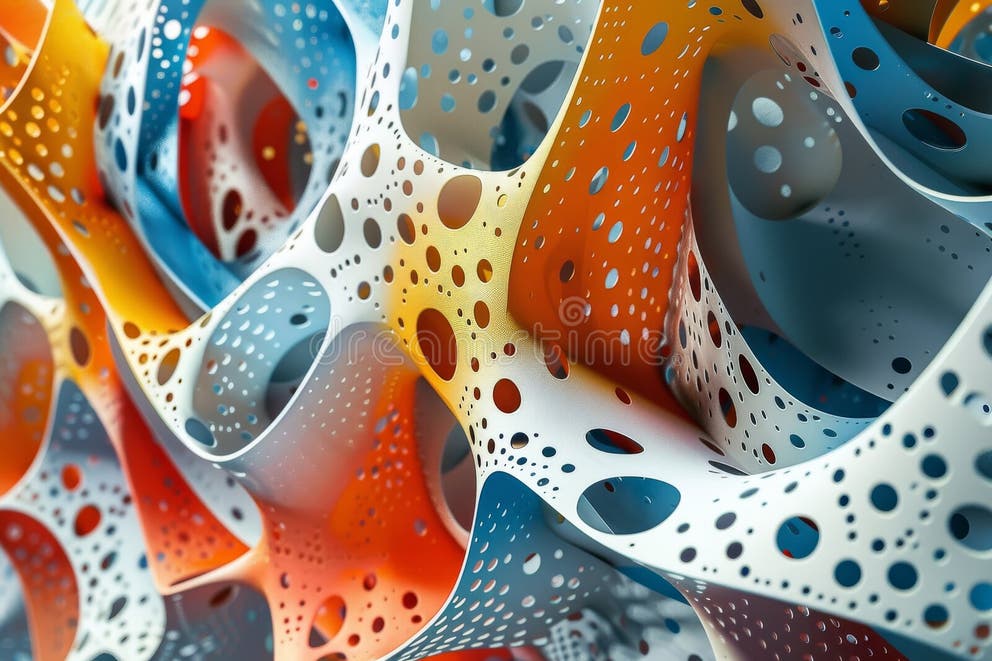 Innovative Modern Background with Conceptual Patterns. Stock ...