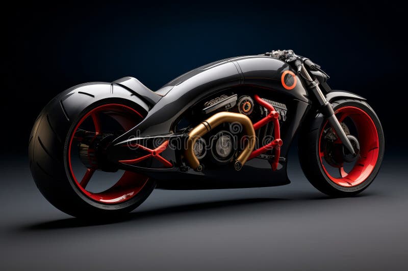 Innovative Modern Motorcycle. Generate Ai Stock Illustration ...
