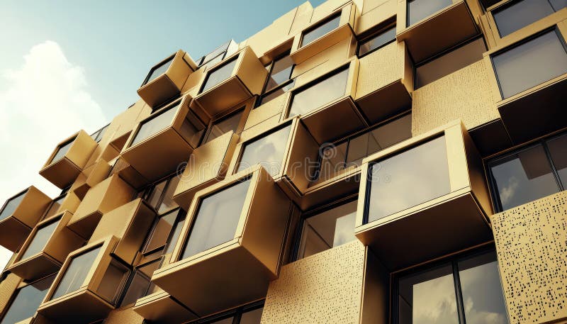 Innovative Modular Building Facade with Creative Textures and ...