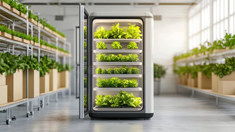 Innovative Modular Indoor Farming Units Showcase Efficient Space for ...