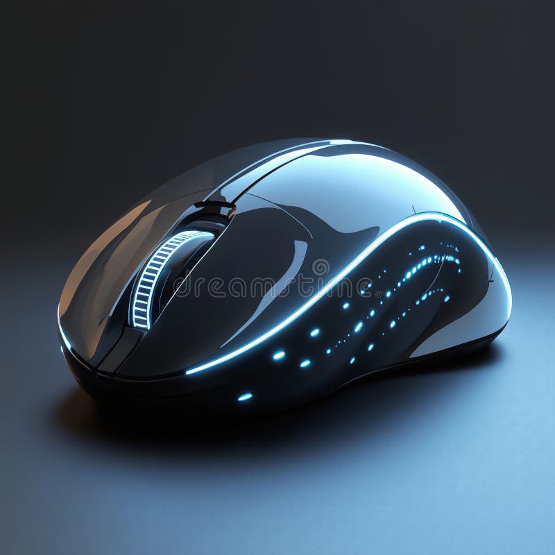 Innovative Mouse Design Showcasing Sleek Technology Vibrant ...