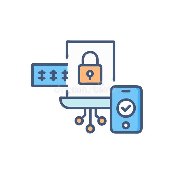 Innovative Multi-Factor Authentication Solutions Icon Stock ...