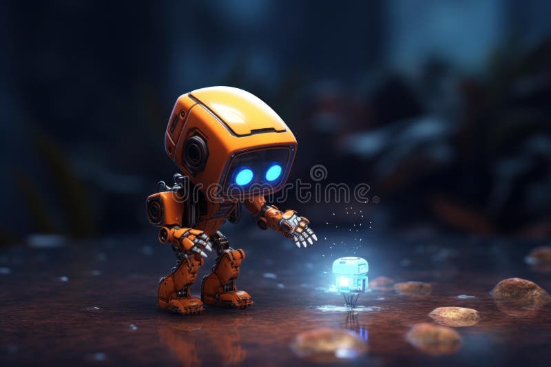 Innovative Nano Bot. Generate Ai Stock Illustration - Illustration of ...