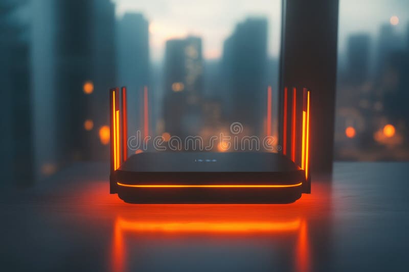 Innovative Network Device stock image. Image of futuristic - 361821171