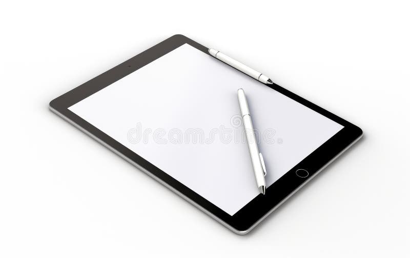 Innovative Note Taking Solution on White Background Stock Illustration ...