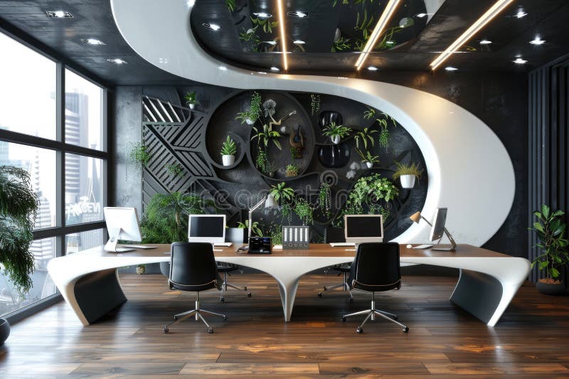 Innovative Office Design - a Creative Model for the Workplace, Blending ...