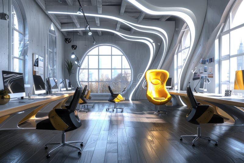 Innovative Office Design - a Creative Model for the Workplace, Blending ...
