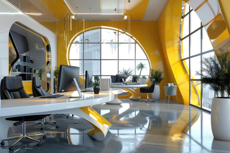 Innovative Office Design - a Creative Model for the Workplace, Blending ...