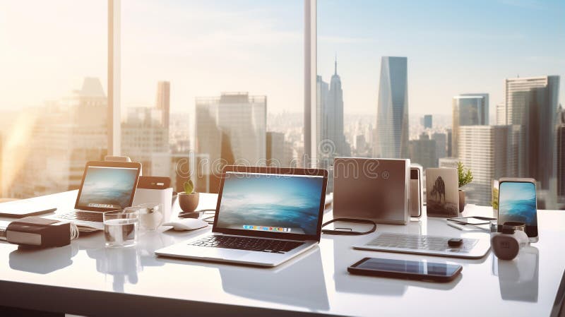 Innovative Office Tech: Inspiring Solutions for Modern Workspaces Stock ...