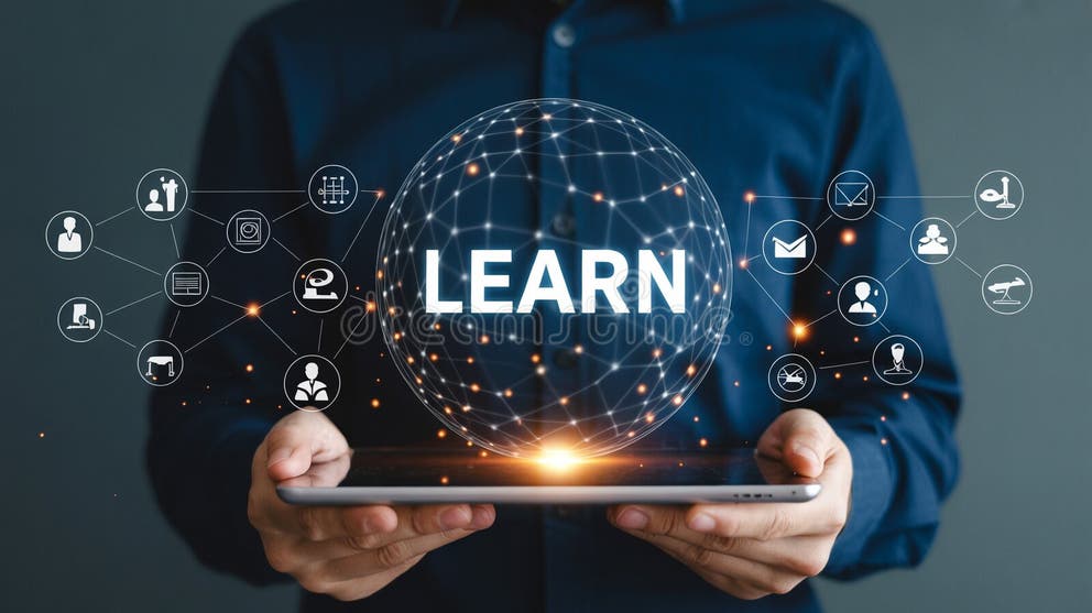 Online Learning Platform Courses Education Digital Knowledge Skills Development Learn and Grow ...