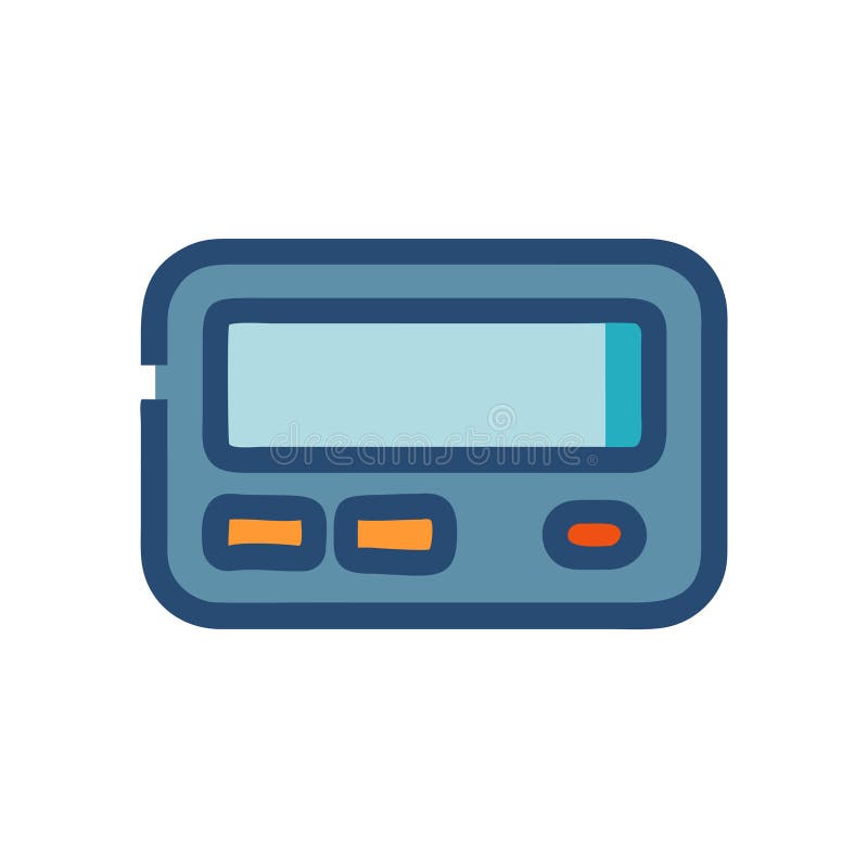 Innovative Pager Design Icon Stock Vector - Illustration of space ...