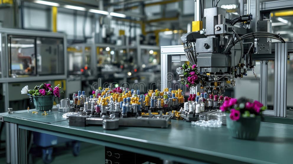 Innovative Polymer Manufacturing Process in Industrial Facility Focus ...