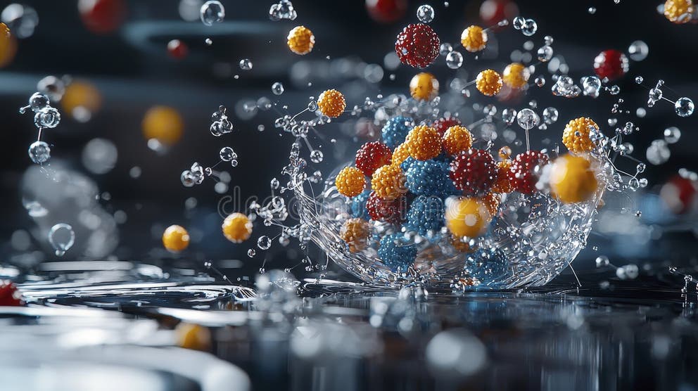 Innovative Polymer Technology in Material Science Dynamic Water Splash ...