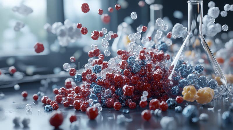 Innovative Polymers Science Experiment Laboratory Scientific Visuals ...