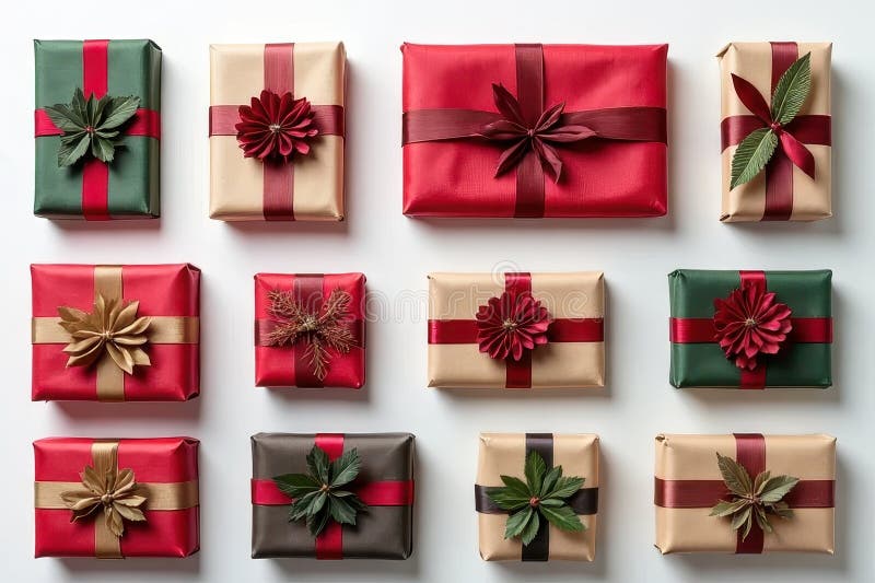 Innovative Present Packaging Methods Across Diverse Festivities Stock ...