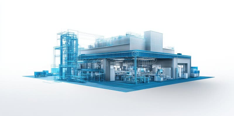 Innovative Production Center Highlighting Digital Plans and Advanced ...