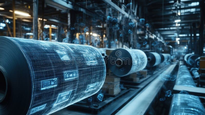 Innovative Production Line Automating Manufacturing Process Smart ...