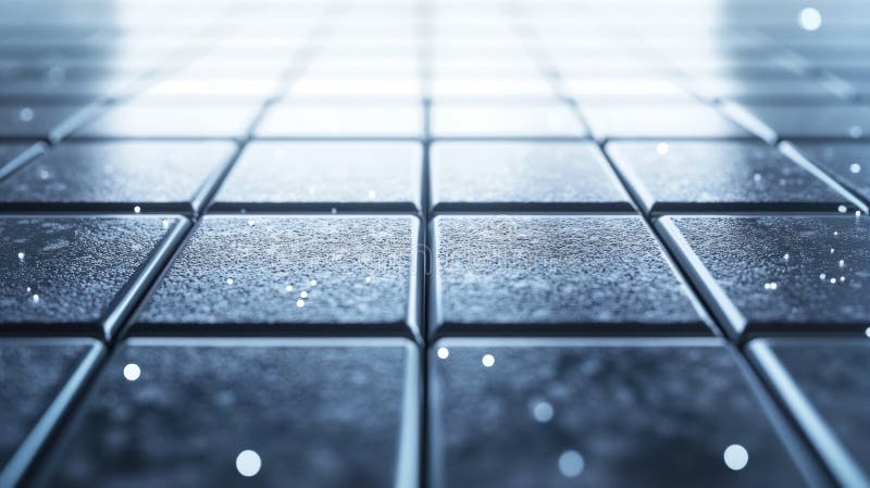 Innovative Production Process Creating Metallic Square Tiles with ...