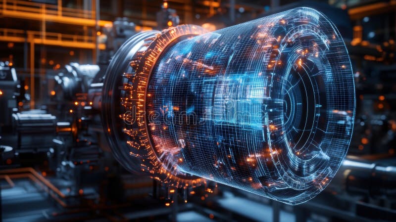 Innovative Production Process Futuristic Engine Using Holographic ...