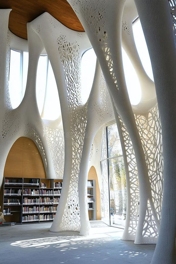 Innovative Public Library with Complex Geometrical 3D Printed ...