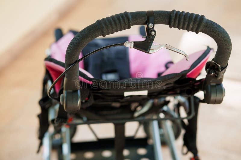 Innovative Pushchair Handle with Ergonomic Design Features Stock Image ...