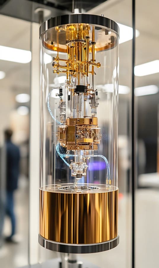 Innovative Quantum Computing Platform Stock Image - Image of laboratory ...