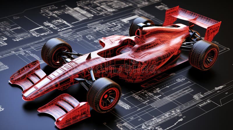 Innovative Race Car Design Showcased on Engineering Blueprints ...