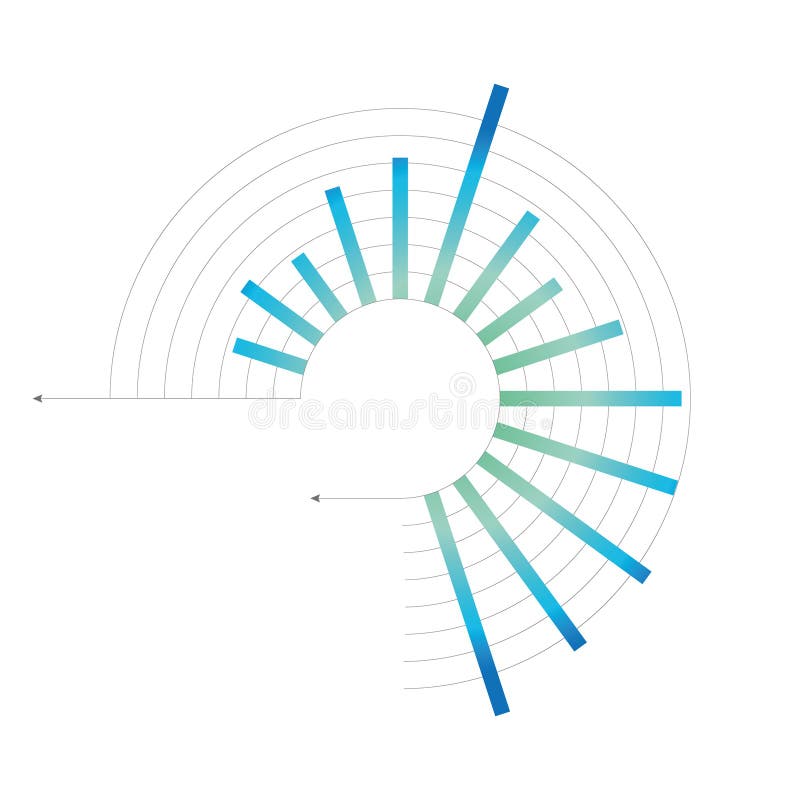 Innovative Radial Hierarchy Infographic Showing Performance Metrics and ...