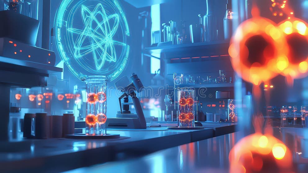 Innovative Research Facility Exploring Atomic Science Modern Laboratory ...