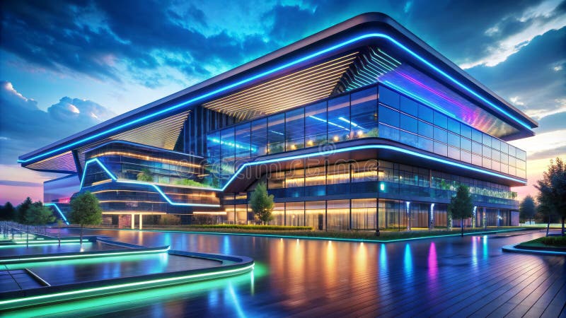 Innovative Research Facility Programmable LED Lights Envelop Sleek ...