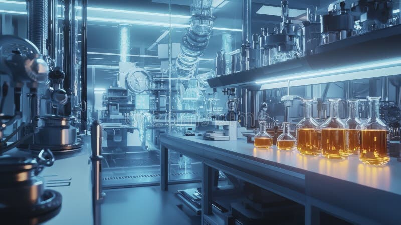 Innovative Research in a Futuristic Lab Location Unknown Science ...