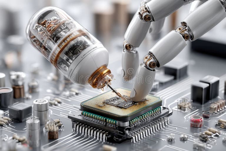 Innovative Robot Working on Circuitry Unleashes Potential for Future Technologies and Solutions ...