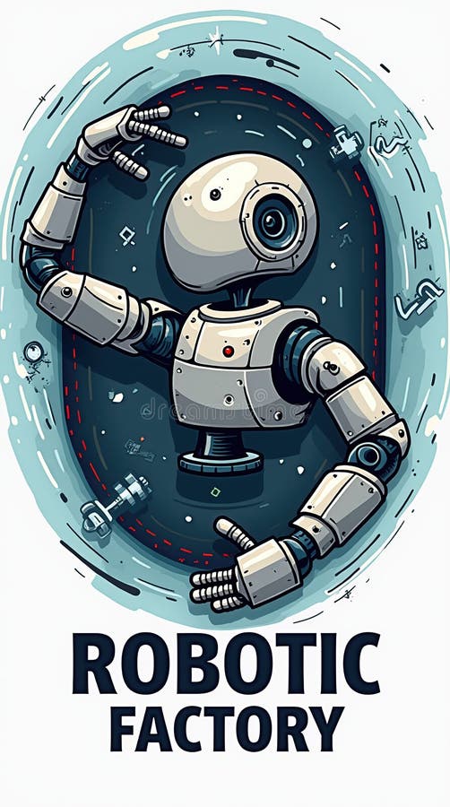 Innovative Robotic Arm Logo Showcasing Future Technology and Precision ...