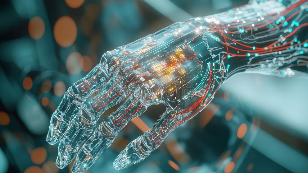 Innovative Robotic Hand with Circuit Integration Revolutionizing ...