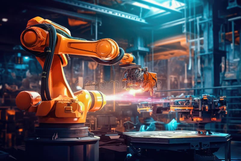 Innovative Robotic Machinery in Industrial Manufacturing - Generative ...